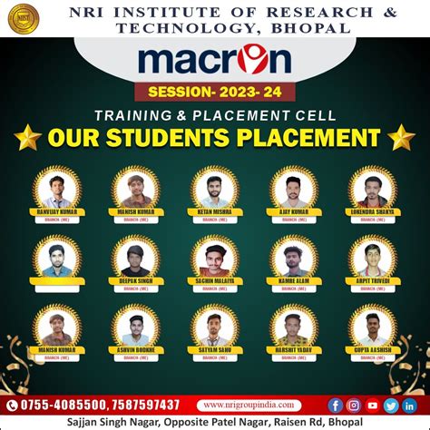 Nri Group Of Institutions On Linkedin Placements Placement