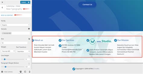 How To Manage Footer Widgets In Astra