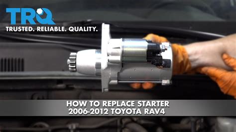 How To Replace Starter 2006 12 Toyota RAV4 1A Auto