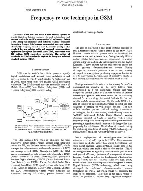 Gsm Paper Presentation On Frequency Planning Pdf Mobile Phones Gsm