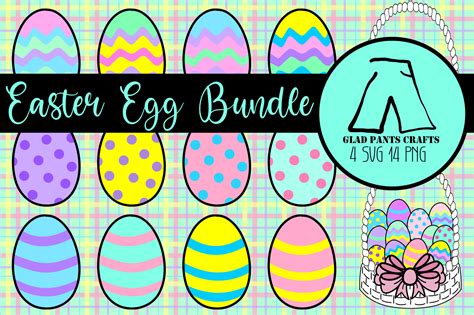 Easter Egg Bundle Graphic By Glad Pants Crafts · Creative Fabrica