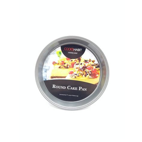 Jual COOKS HABIT Round Cake Pan Loyang Kue Bulat Teflon Anti Lengket Inch Pcs Shopee