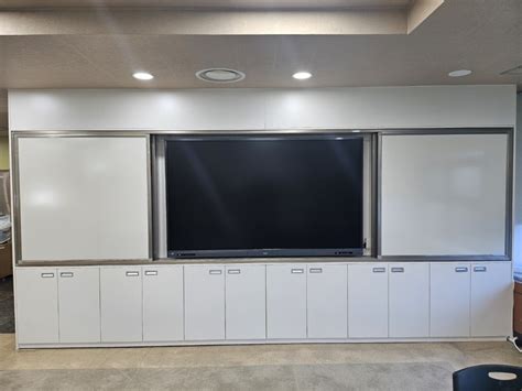 수주고등학교 과학실 및 도서관 전자칠판 및 칠판장 설치 사례 스마트교실 비바솔루션