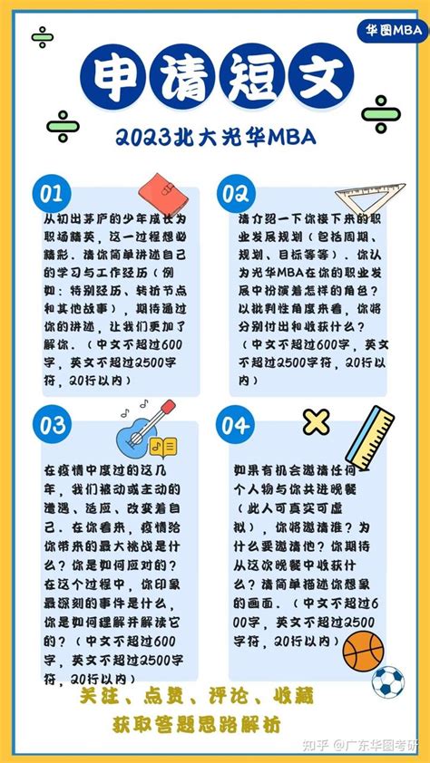 2023北大光华mba材料申请短文题目解读！ 知乎