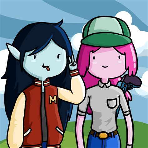 Marceline X Princess Bubblegum Varmints Portrait By Imwonderxwoman On
