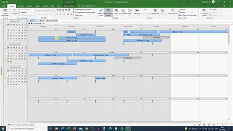 Overzicht Van Ms Project Teamplanners En Kalenders