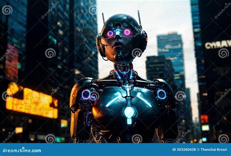 City Symbiosis Exploring The Futuristic Fusion Of Urbanism And Android