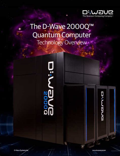 D Wave Announces Upgrades To D Wave 2000Q Quantum Computer Inside HPC