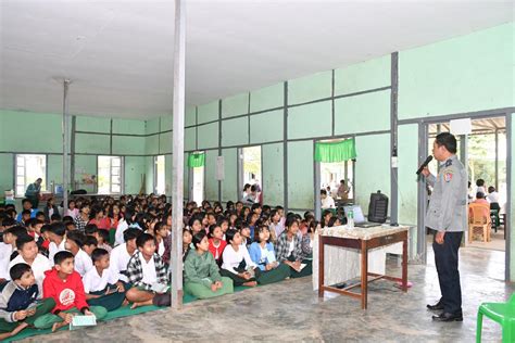 တပ်ကုန်းမြို့၌ လူကုန်ကူးမှုအန္တရာယ်အသိပညာပေးဟောပြောပွဲ ကျင်းပ Information And Public Relations