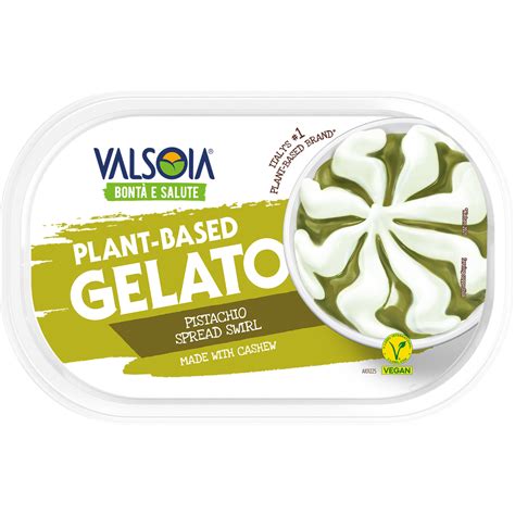 Dairy Free Plant Based Pistachio Swirl Tub Valsoia
