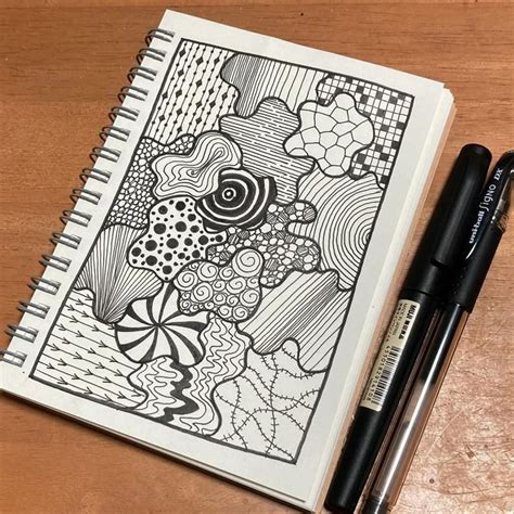 Hiro On Instagram Zentangle Pendrawing Drawing Zendoodle Zenart
