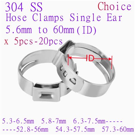 Хомуты для шлангов из нержавеющей стали 304 51020 шт Aliexpress