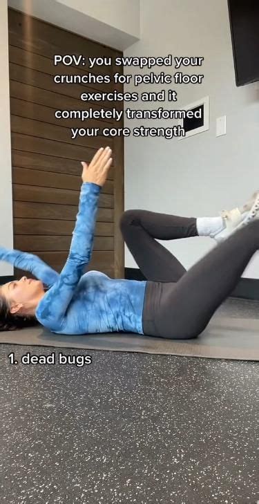 Pelvic Floor And Deep Core Exercises For Workout Videos Post Partum