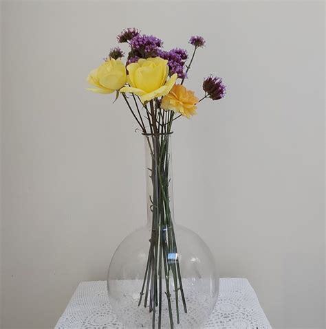 1900s Science Lab Flask Vase Unique Vase Antique Glass Vase Science