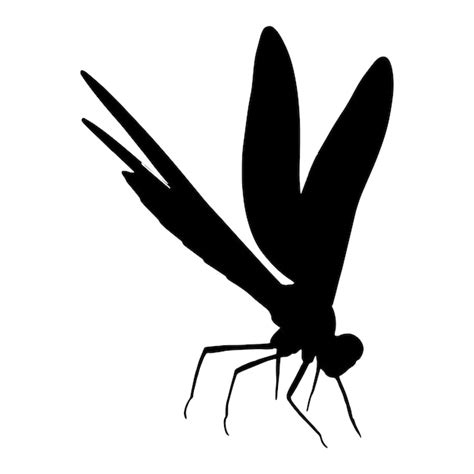 Premium Vector Dragonfly Icon Silhouette Vector Illustration