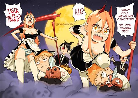 Rule 34 1girls 3boys Angry Angry Face Big Breasts Chainsaw Man