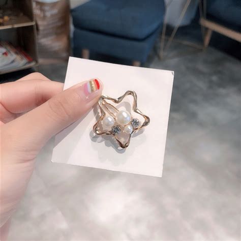 韩版发夹发卡泫雅同款少女珍珠爱心五角星头饰网红发饰边夹顶夹虎窝淘