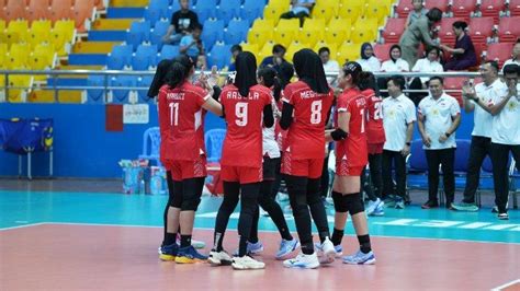 Hasil Klasemen SEA V League Kalah Lagi Timnas Voli Putri Indonesia Berasa Gagal Total