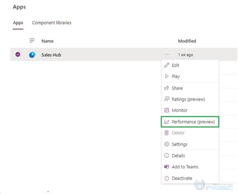 Performance Insights Preview In Model Driven Apps Microsoft Dynamics CRM Tips And Tricks