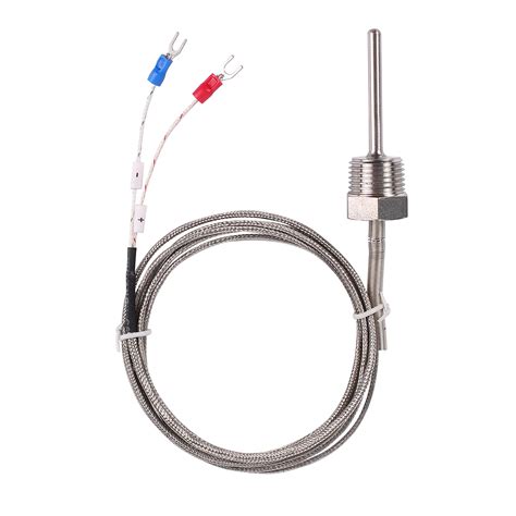 buy waterproof k type thermocouple jaybva grounded temperature sensor probe for pid
