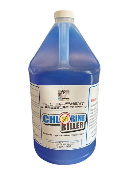 Chlorine Killer Sodium Hypochlorite Neutralizer All Equipment And