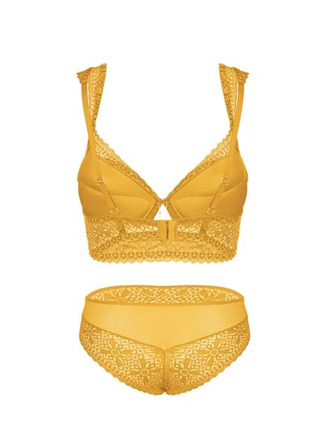 Yellow Bra Set