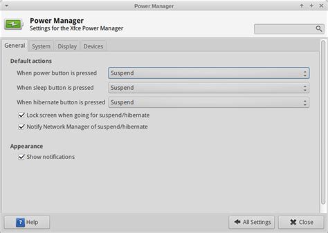 Xfce4 Power Manager 130