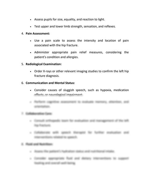Solution Clinical Judgment Map For A Patient With Left Hip Fracture