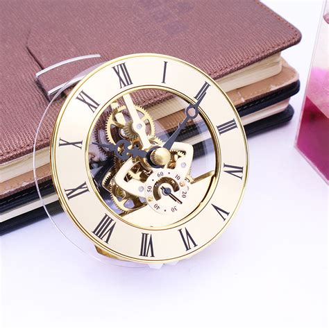 Retro Gear Wall Clock Movement Round Decorative Ta Grandado