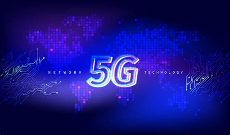 Premium Vector 5g Communication Technology Background