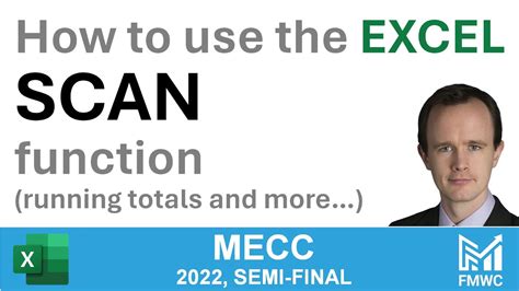 How To Use The Excel Scan Function For Running Totals And More Youtube