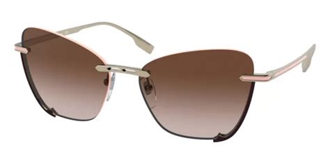 Bvlgari Womens Sunglasses Bv6162 Pale Goldbrown Lens Brands Deluxe