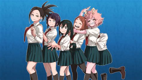My Hero Academia Schoolgirls Mha Wallpaper By Kaz Kirigiri On Deviantart