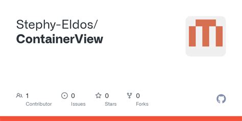 GitHub Stephy Eldos ContainerView
