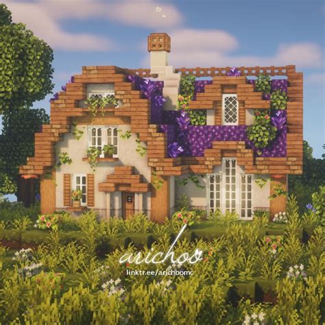 Amethyst Cottage Arichoo Mizunos 16 Craft Minecraft Houses