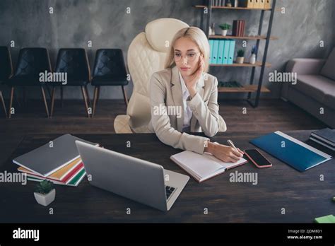 Cute Blonde Secretary Hi Res Stock Photography And Images Alamy
