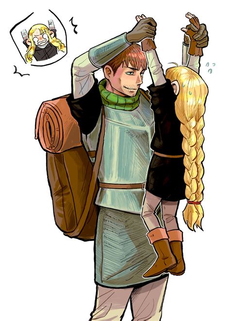 Marcille Donato Chilchuck Tims Marcille Donato And Chilchuck Tims Dungeon Meshi Drawn By