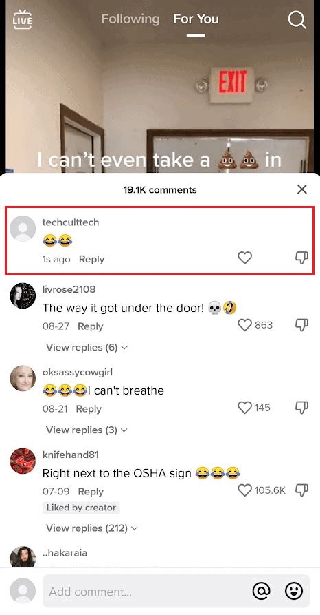 How To Delete Your Comments On TikTok TechCult