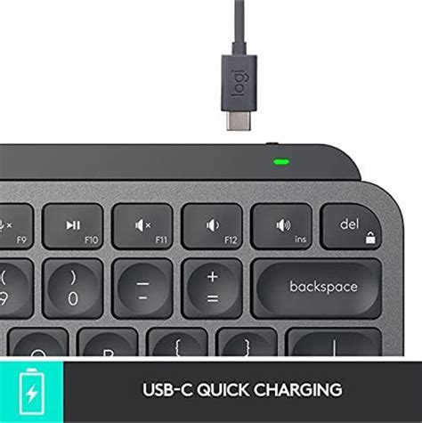Logitech Mx Keys Mini Minimalist Wireless Illuminated Keyboard Bluetooth Eng Arb Graphite