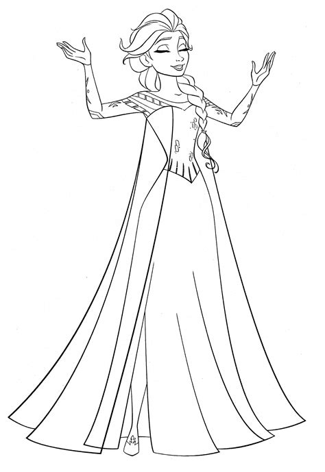 Mengenai Sketsa Gambar Kartun Elsa Terbaik Sketsakini