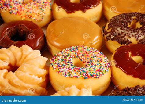 Assortment Of Donuts Stock Image Image Of Chocolate Pastry 6931457