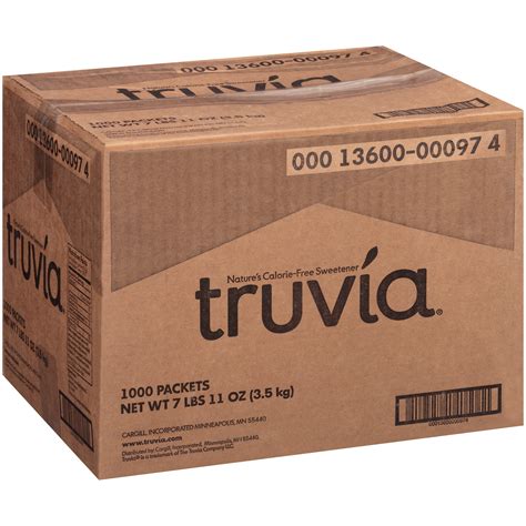 Truvia Natural Sweetener Single Serve Packets 1000 Ct
