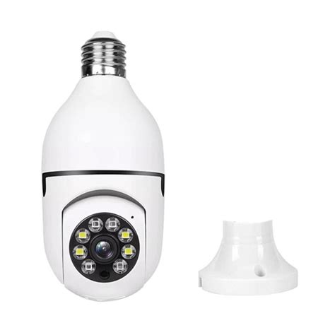 2MP 360 Rotate Auto Tracking Panoramic Camera Light Bulb Wireless Wi