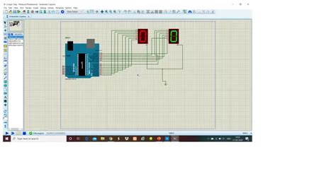 Multiple Seven Segment Display With Arduino In Proteus