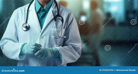Un Trabajador Sanitario Con Estetoscopio Una Herramienta Crucial Para