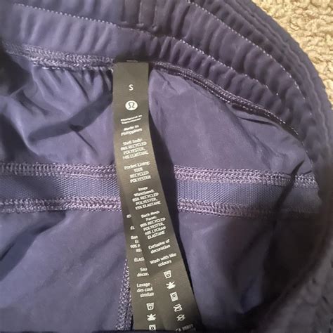 Navy Blue Lululemon Shorts Never Worn Size Depop