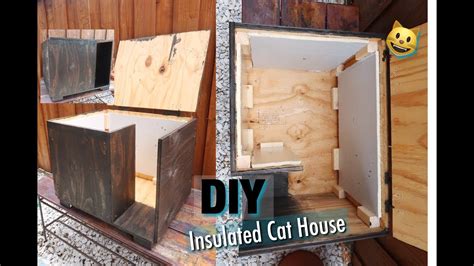 Diy Insulated Cat House Inexpensive Youtube