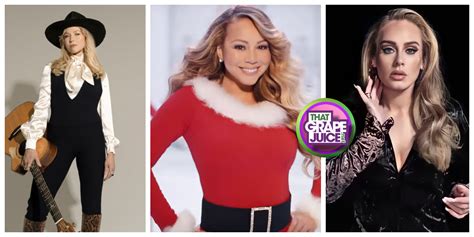 Chart Check Mariah Careys All I Want For Christmas Ties Adeles