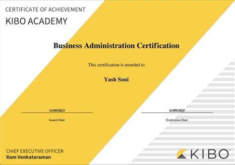 Yash Soni On Linkedin Certification Professionaldevelopment Kibo