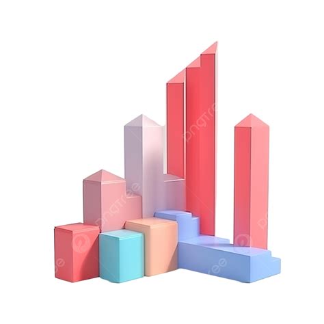 그래프의 3d 렌더링 및 3d 그림 만화 스타일 위쪽 화살표 3d 재원 그래프 Png 일러스트 및 이미지 에 대한 무료 다운로드 Pngtree